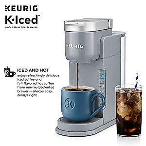 Keurig K-Iced Single Serve Coffee Maker, Gray