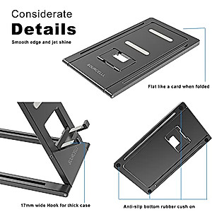 Cell Phone Stand for Desk,Adjustable Phone Stand Holder,Foldable Desk Phone Mount Stand Holder Compatible with Mobile Phones /4-10''Tablet,Portable iPhone Stand/Dock/Cradle,Versatile Phone Stand(Flat)