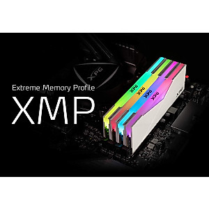 XPG DDR4 D50 RGB 16GB (2x8GB) 3200MHz PC4-25600 U-DIMM 288-Pins Desktop Memory CL16 Kit White (AX4U32008G16A-DW50)
