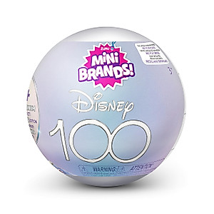 Mini Brands Disney 100 Platinum Capsule by ZURU Limited Edition with Platinum Minis, Celebrate Disney 100