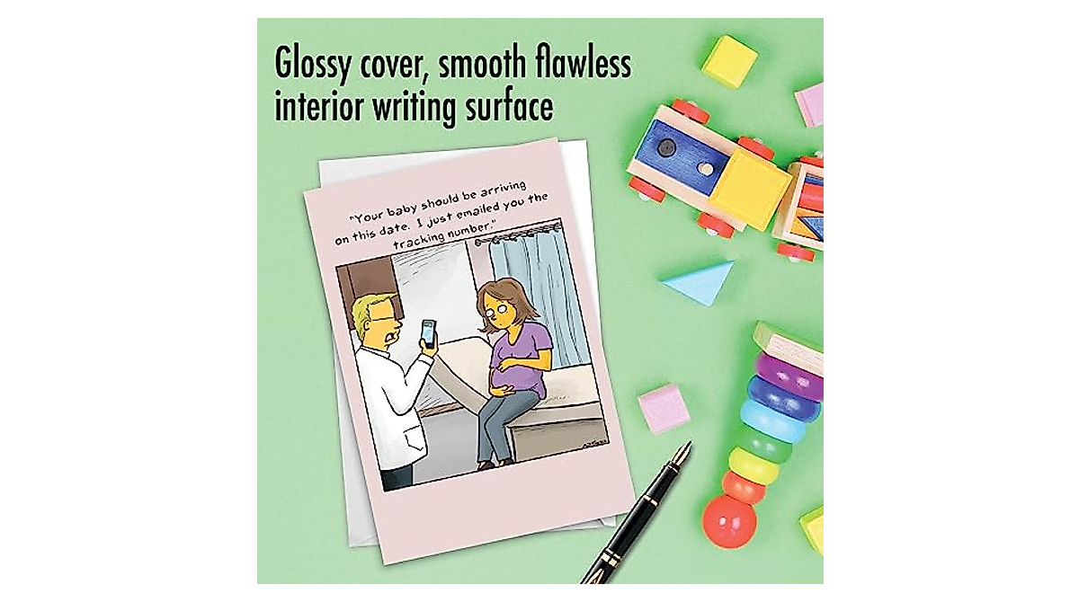 Funny Baby Tracking Card - NobleWorks Congratulations
