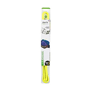Nite Ize, Inc. GT64-33-R3 Nite Ize Original Gear, Reusable Rubber, 64 Inch, Neon Yellow, Made in the USA Twist Tie, 64"-2 Pack