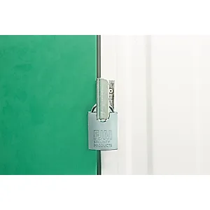 FJM Security SPRS60-KD Heavy Duty Shrouded Padlock With Triple Chrome Plating, Keyed Different