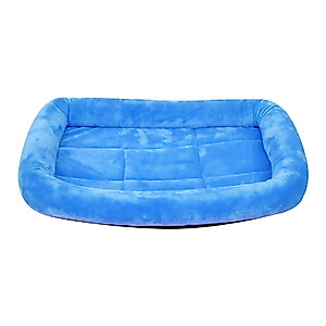 Generic Dog Bed Calming Dog Beds for Small Dogs My Past Orders Square Cat Beds for Indoor Cats Washable Cat Bed Self Warming Warm Soft Anti Anxiety Cat Bed Donut Cuddler Dog Bed Dog Beds, Blue