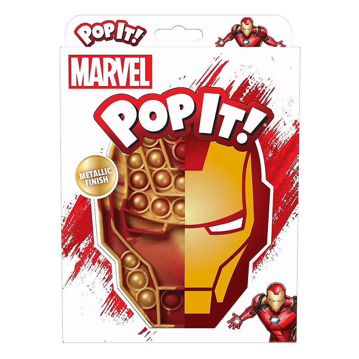 Buffalo Games - Pop It! - Marvel Iron Man Metallic