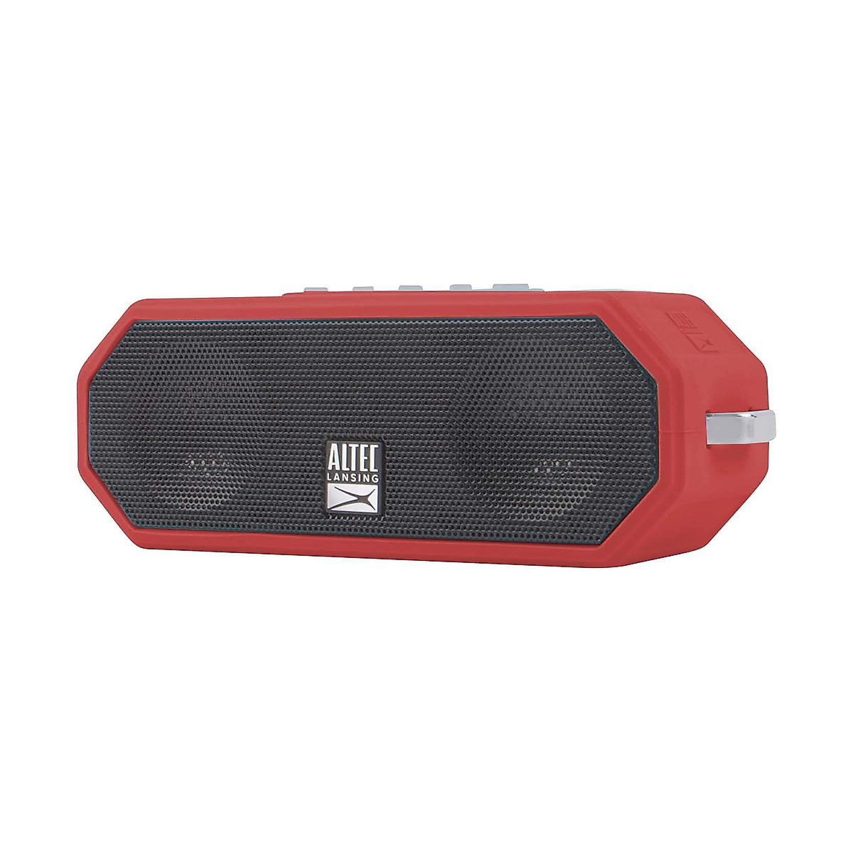 Altec Lansing LifeJacket H2O 4 - Waterproof Bluetooth Speaker, Durable & Portable Speaker with Voice Assistant, 10 Hour Battery Life & 100 Foot Range, True Red
