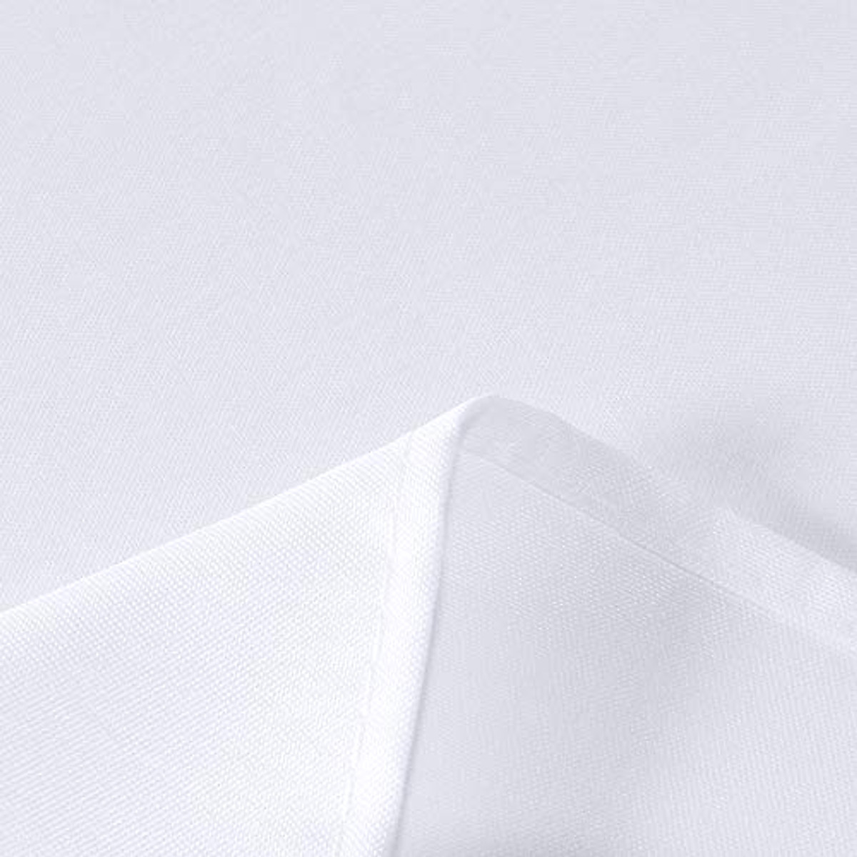 sancua Rectangle Tablecloth - 60 x 84 Inch - Stain and Wrinkle Resistant Washable Polyester Table Cloth, Decorative Fabric Table Cover for Dining Table, Buffet Parties and Camping, White