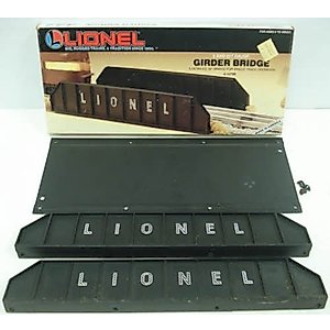 Lionel Raised Lettering FasTrack O Gauge Model Train Girder Bridge