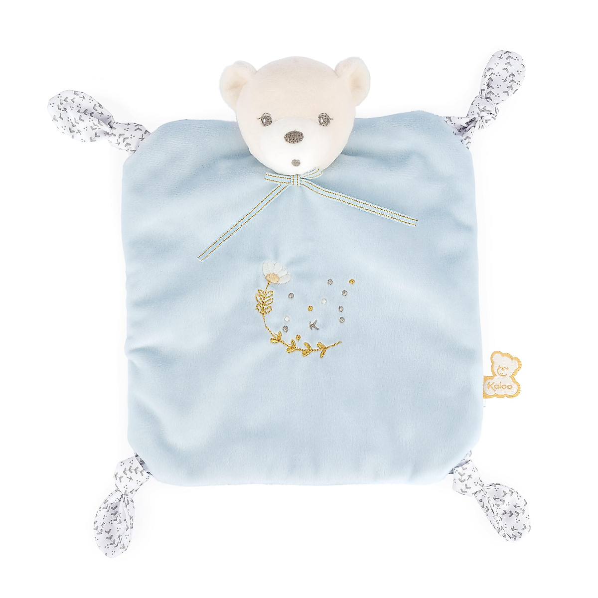 Kaloo Perle - 4 Knots Comforter Bear - Blue - 20 cm