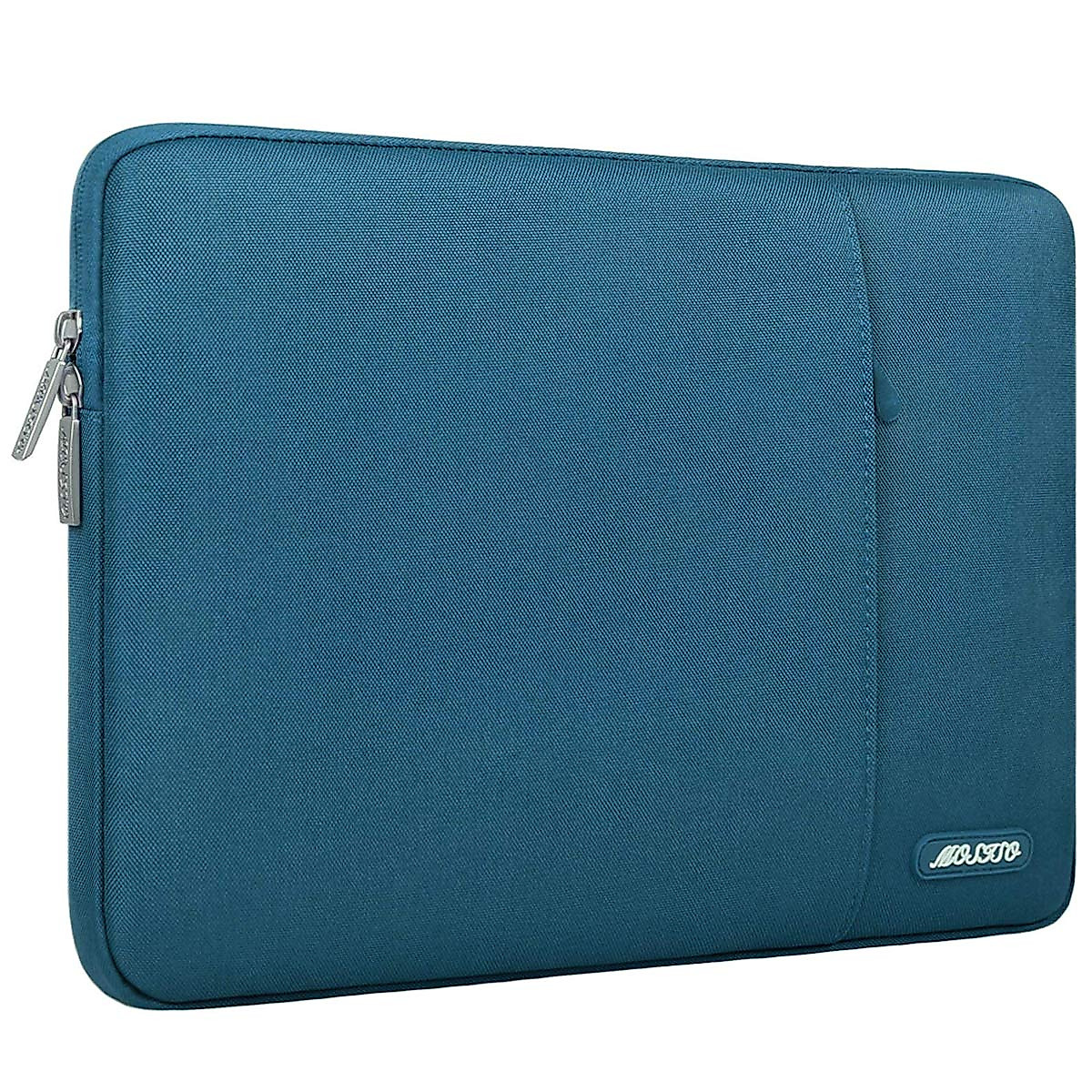MOSISO Tablet Sleeve Case Compatible with iPad 10th 10.9 inch 2022 / iPad Air 5th 10.9 / iPad Pro 11 M2 / iPad 9/8/7 10.2 / iPad Air 4 10.9/Air 3 10.5 / iPad 9.7, Polyester Vertical Bag, Deep Teal