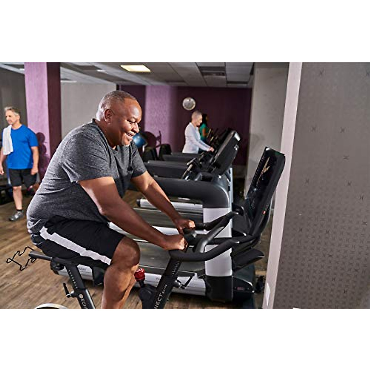 Echelon Smart Connect Fitness Bike, 30-Day Free Echelon Membership, Easy Storage, Small Spaces, Cushioned Seat, Solid Design, HIIT, Top Instructors, 32 Resistance Levels, Bluetooth, EX-7S