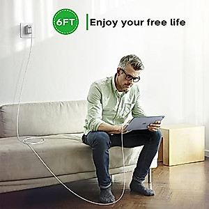 iPad Charger,Fast Apple Charger for iPhone 【Apple MFI Certified】12W Flodable Fast Charging USB Wall Charger Portable Travel Block with 2 Pack 6.6FT USB to Lightning Cable for iPad/Mini/Air/Pro,iPhone