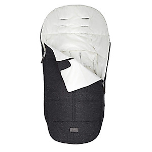 Diono Quantum Classic All Weather Stroller Footmuff, Universal Fit from Baby to Toddler with Cozy Super Soft Padding, Weatherproof, Gray Dark