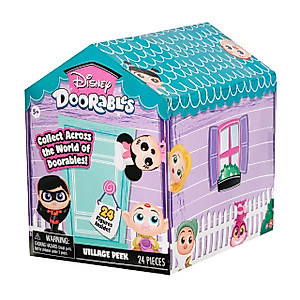 Disney Doorables Mega Village Peek Pack, Series 6, 7, and 8, Collectible Toy Figures, Kids Toys for Ages 5 Up, Amazon Exclusive by Just Play