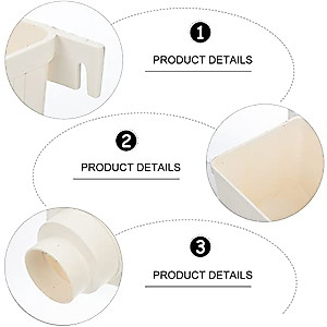 DOITOOL Gutter Downspout Adapter Universal Rainwater Gutter Downspout Outdoor Downspout Drainage Connector for Gutter Downspout Extensions (10.41x8.25x5.82 Inch)