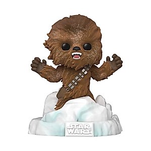 POP Funko Deluxe Star Wars: Battle at Echo Base Series Action Figure Chewbacca (Flocked), Amazon Exclusive, Figure 3 of 6