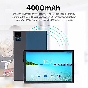 10.1 Inch Tablet for Android 8.1, IPS HD Screen, Octa Core CPU 2GB RAM 32GB ROM, Dual SIM 4G Calling Tablet, Bluetooth WiFi Gaming Tablet 4000mAh
