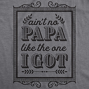 Creeper Aint No Papa Like The One I Got Baby T Shirt Funny Fathers Day Newborn Funny Baby Onesies Dad Joke Onesie for Baby Novelty Onesie Dark Grey Newborn