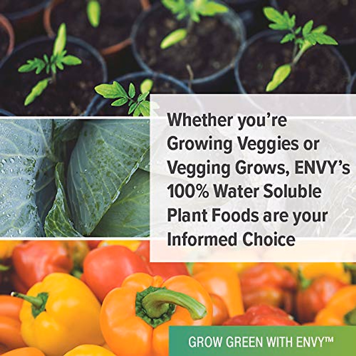 ENVY Solution Grade Calcium Nitrate (15.5-0-0) Prevents Blossom End-Rot from Calcium Deficiency in Tomatoes & Peppers (3.0 lb)