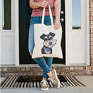 Schnauzer Tote Bag, Schnauzer Lover Gifts, Schnauzer Gifts