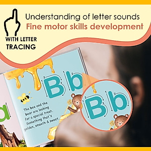 ABC Alphabet Learning Pillow Case and Book with Letter tracing, Early Childhood Education Materials and Activities for Preschooler and Toddler, Learning Toys gift for 3+ year old, Green no filling