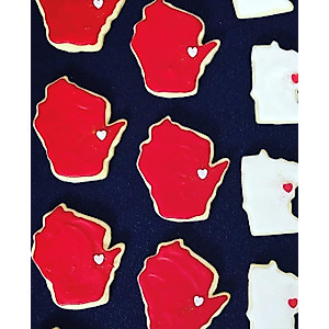 Wisconsin State Cookie Cutter 4" Made in USA by Ann Clark