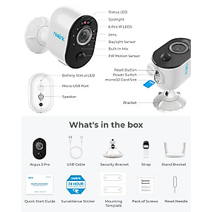 REOLINK Argus 3 Pro, 4MP Wireless Security Camera Outdoor with Solar Panel, 2.4/5GHz Cameras for Home Security with 2K Color Night Vision, No Hub Needed, Smart Detection, Works with Alexa(2 Pack)