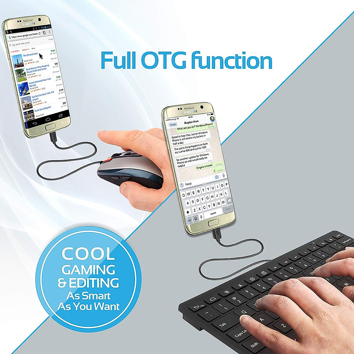 Promate Ultra Smooth Portable USB Type-C Hub - Gray