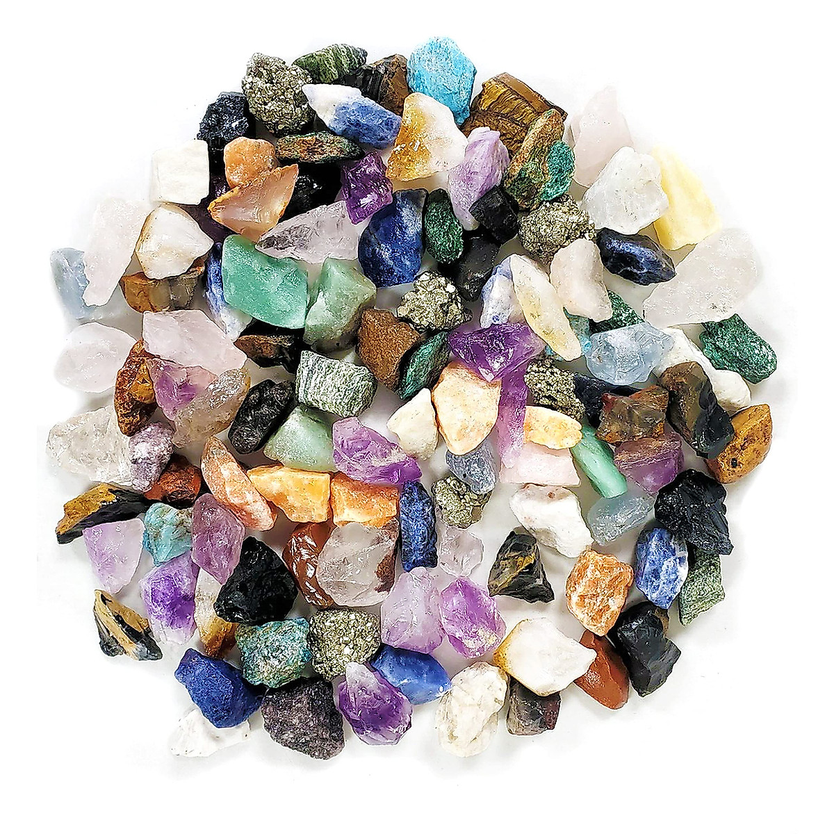 Rock Collection for Kids. Includes 250+ Bulk Rocks, Gemstones & Crystals + Genuine Fossils and Minerals - 2 Lbs. - Geology Science STEM Toys, Gifts for Boys & Girls Ages 6+. Earth Science Activity