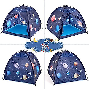 Gentle Monster Space Play Tent for Kids, Indoor Universe & World Playhouse for Boys, Imaginative Gift for Toddlers & Children 3 4 Years Old, Up - 47 x 47 x 43 Inch
