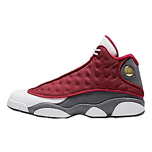 Nike Men's Air Jordan 13 Retro Red Flint, Gym Red/Flint Grey/White/Black, 10