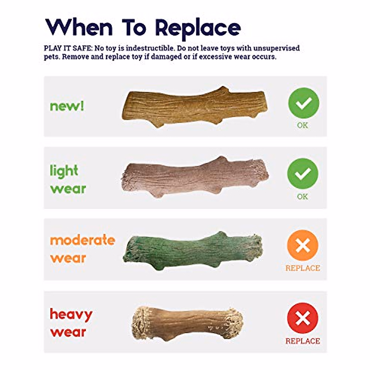 Petstages NewHide Alternative Dog Chew Toy, Large