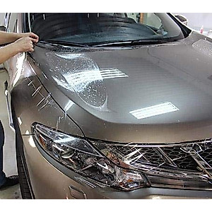 Xotic Tech Car Bumper Front Hood Headlight Clear Paint Scratch Guard Film Vinyl Wrap Sheet Protection (12" x 48")