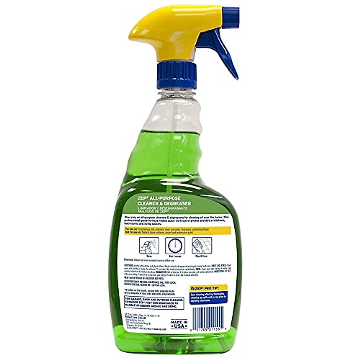 Zep, ZPEZUALL32, All-purpose Cleaner/Degreaser, 1 Each, Green