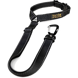 Mighty Paw Dog Seat Belt | Headrest Dog Seatbelt Tether, Pet Seat Belt for Car, Dog Car Leash, Dog Safety Belt for Car, Seatbelt for Dog in Car, Dog Seat Belt for Car, Dog Car Seat Belt Large - Puppy