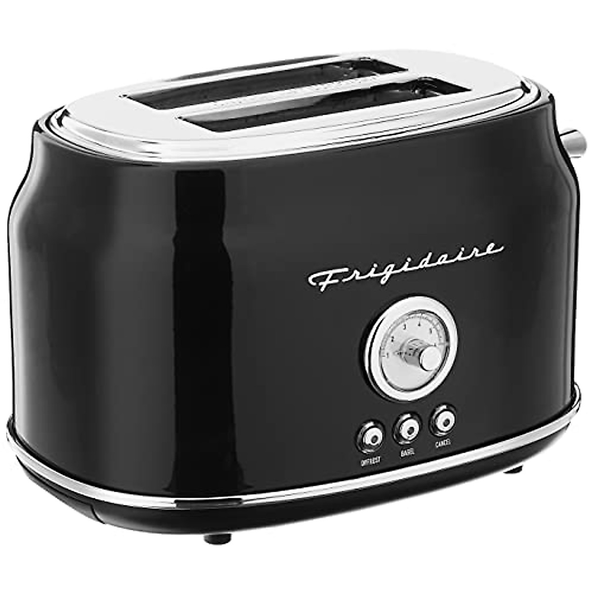 Frigidaire ETO102-BLACK, 2 Slice Toaster, Retro Style, 900w, Black & Retro Electric Water Kettle Stainless Steel 1.8l, Fast Boiling, Bpa-free, Black