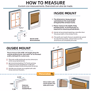 SmartWings Motorized Natural Woven Wood Blinds for Windows, Electric Auto Roman Shades with Remote for Sliding Doors, Compatitable with Alexa/Homekit/Google Home, Customized, Jute Linen-005