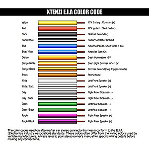 Xtenzi Car Radio Wire Harness Compatible with JVC Select KD/KW Series CD DVD Navigation in-Dash - XT91123