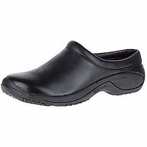 Merrell Men's Encore Gust Slip-On Shoe,Smooth Black Leather,10 M US