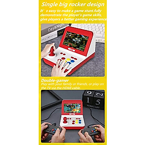 New JXD classic nostalgia big rocker retro Multiplayer mini arcade console Dual-core 32GB build in 9000 games more than 10 simulators such as mame/CPS/arcade mp3 mp4