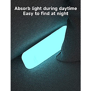 Roku Silicone Cover for Roku Voice Remote/Express 4K+/RCA1R(2022)/RCAL7R Remote Shockproof Protective Case for Roku Streaming Stick TC2-RCB7 Voice Remote Anti-Lost with Remote Loop(Glow Blue)