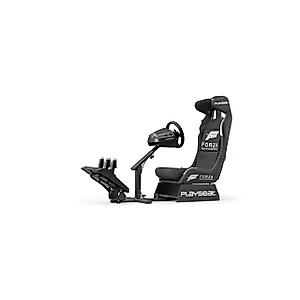 Playseat Evolution Pro Sim Racing Cockpit | Comfortable Racing Simulator Cockpit | Adjustable | Compatible with All Steering Wheels & Pedals on The Market | Supports PC & Console | Forza Motorsport