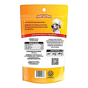 Beefeaters Duck Jerky Strips Dog Treat, 1.58oz, Case of 12, Brown