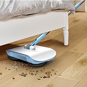 Broom with Dustpan Combo Set Hand Push Sweeper Household Lazy Three-in-one Suction Sweeper Cleaning Machine Floor Stall Broom Set Dust Pan and Broom Set Cleaning Tools Apartment Home Essentials