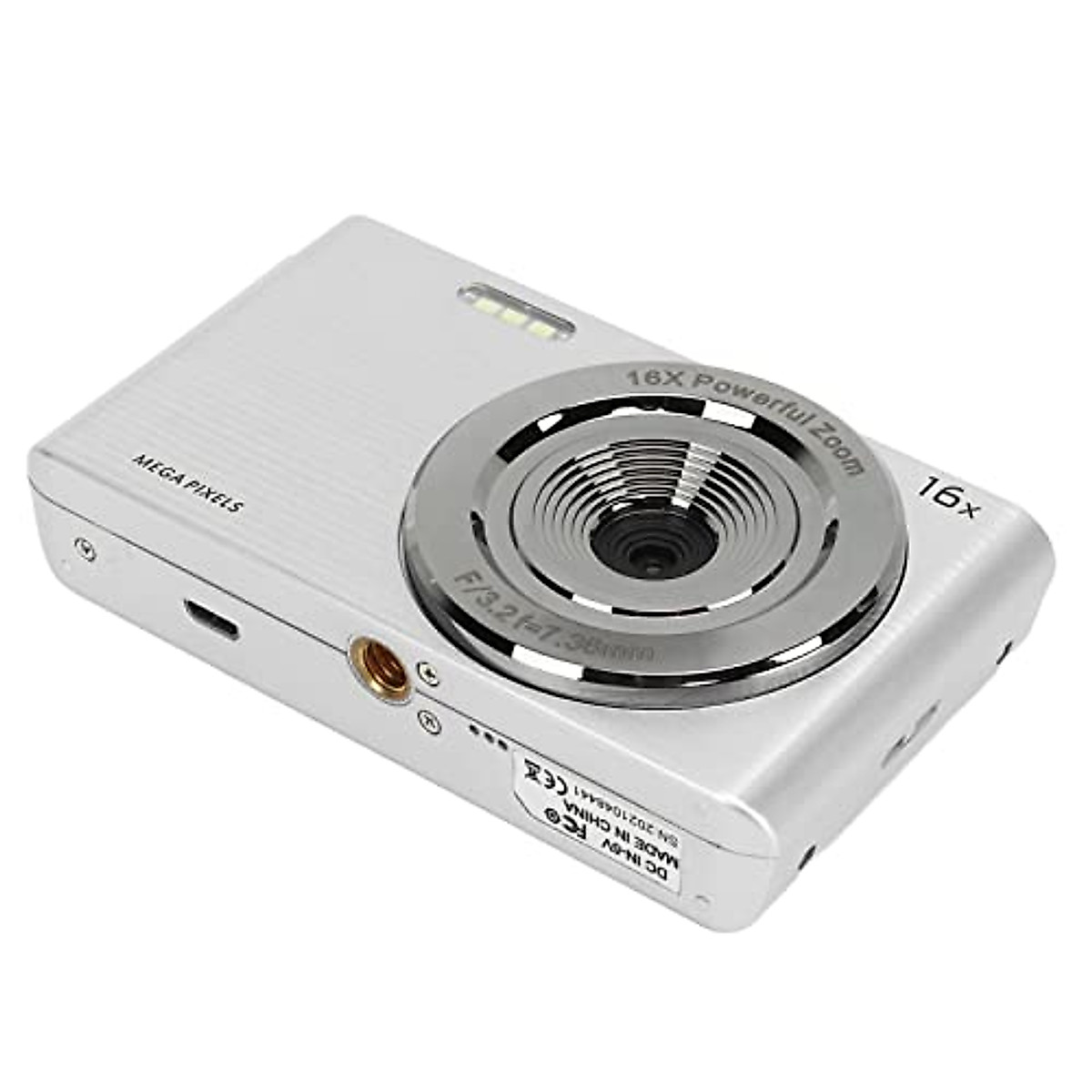 Digital Camera,1080P 38MP 16X Digital Zoom Digital Camera for Photography, 2.4In Screen Shake Proof Zoom Camera with Fill Light, for Beginners Professionals