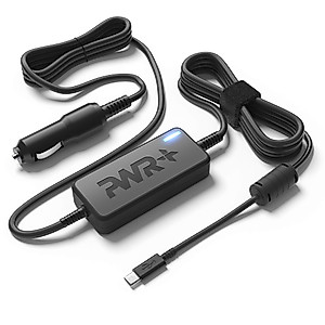 USB-C CAR Charger for Dell Latitude 5420 3520 5520 5510 7320 7520 7410 7420 9520 9510 Chromebook 3100 XPS 9370 9570 Laptop DC Adapter 90W 65W 45W 30W - UL Safety, Long Power Cord, Fast Charge