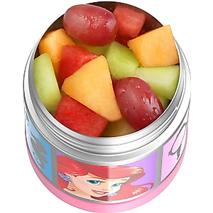 THERMOS FUNTAINER 10 Ounce Stainless Steel Kids Food Jar, Disney Princesses