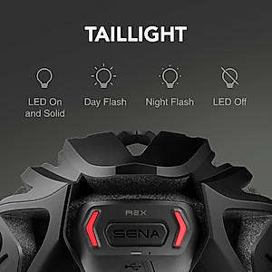 Sena R2X Smart Road Cycling Helmet with Alexa Built-in and Mesh Intercom (Matte White, Medium)