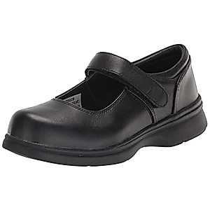Propét Women's Mary Jane Walker,Black Smooth,7.5 W
