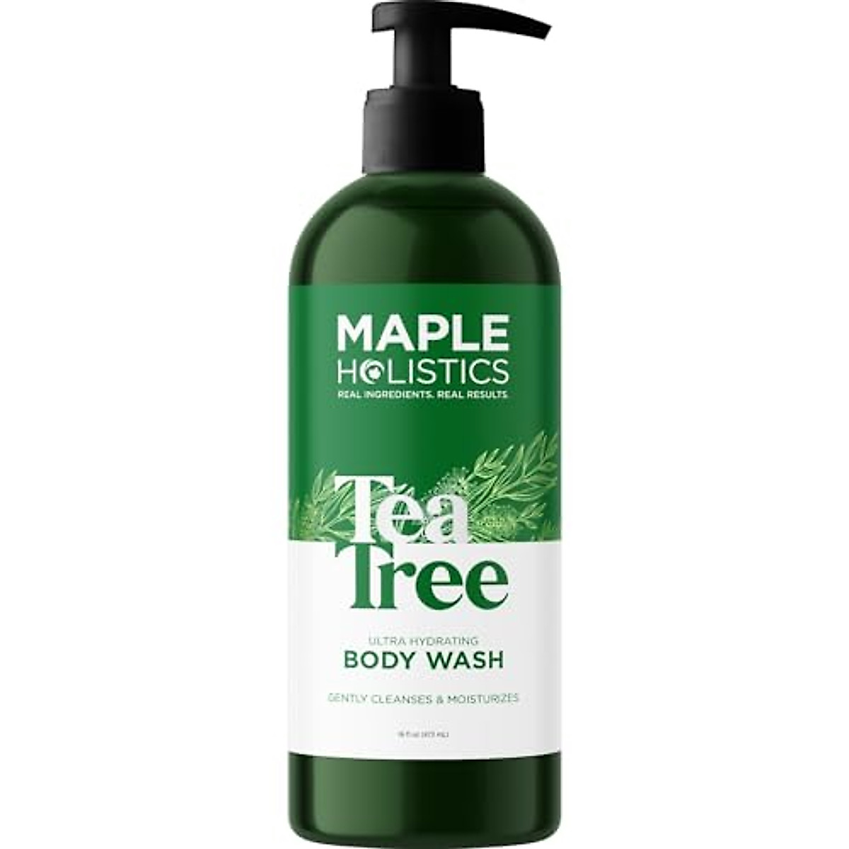 Tea Tree Oil Body Wash - Hydrating Shower Gel Tea Tree Body Wash for Women and Men - Women and Mens Body Soap with Peppermint and Tea Tree Essential Oil and Moisturizing Body Wash for Dry Skin Care